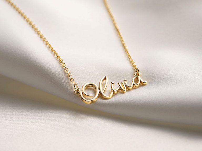 The Iconic Personalised Cursive Name Necklace - MYJS Blog