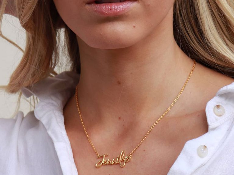 The Iconic Personalised Cursive Name Necklace - MYJS Blog